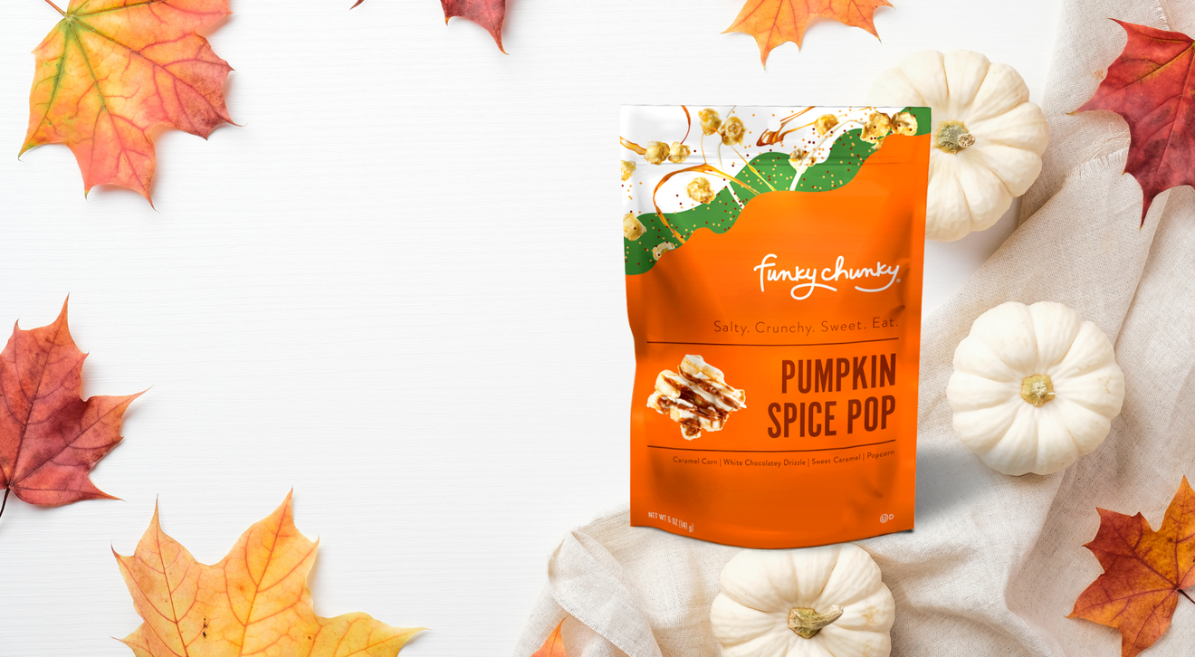 Funky Chunky | Gourmet Popcorn and Pretzel Mixes | Caramel Corn