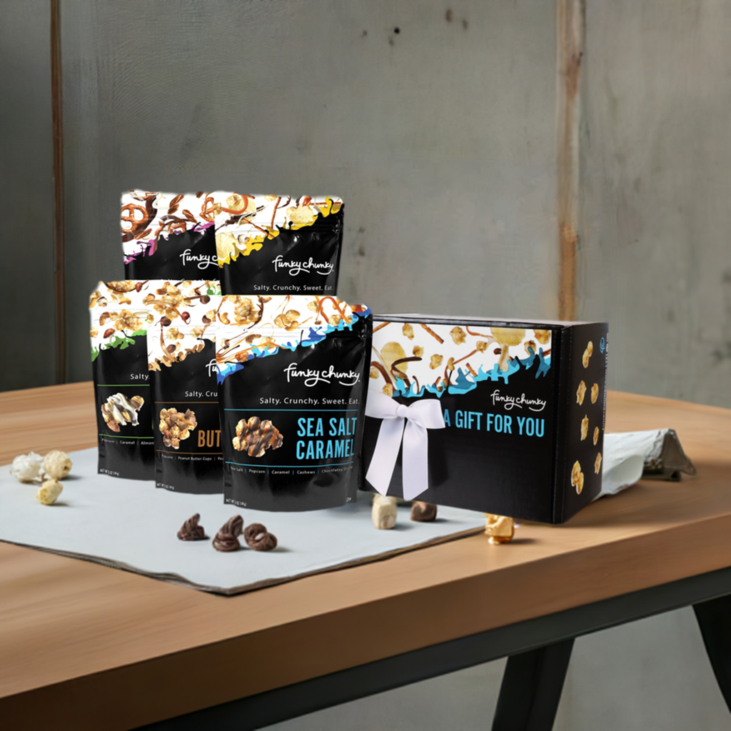 Funky Chunky Popcorn Gifts: Gourmet Popcorn & Pretzels | Chocolate ...