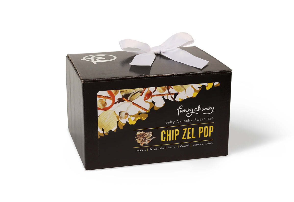 Funky Chunky Popcorn Gifts: Chip Zel Pop - Chocolate Covered Pretzels ...